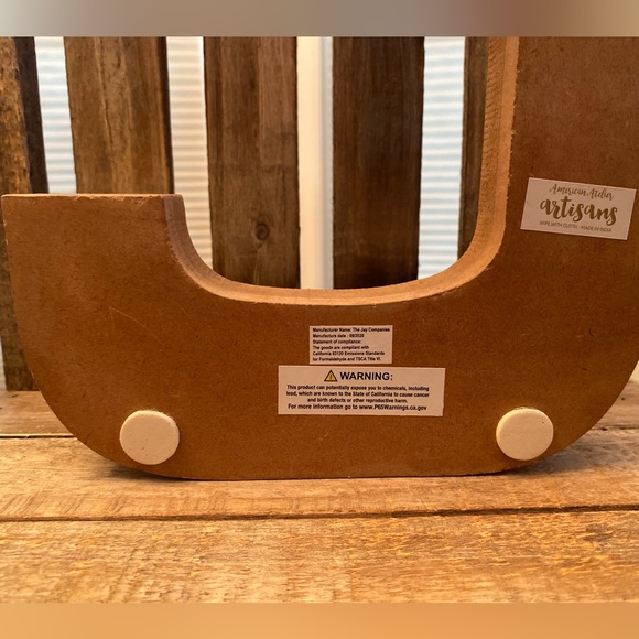 American Atelier | Accents | Teal Wood Letter C Wall Decor Monogram ...